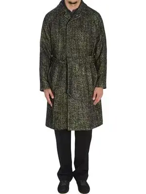 Tagliatore Salomon Belted Coat - Black