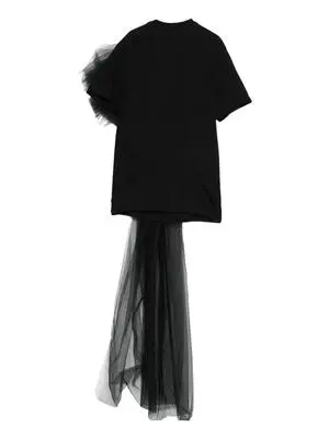Alchemy Fashions Lia T-shirt With Tulle Detail - Black