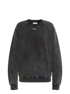 Off-White Arrow-appliqué Sweatshirt - Grey
