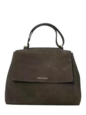 Orciani Orciani Medium Sveva Nabucco Shoulder Bag Brown
