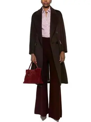 Max Mara Double-breasted Cashmere Blend Coat - Brown
