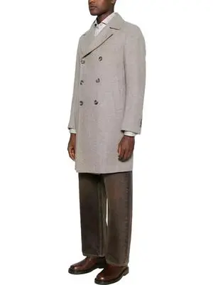 TAGLIATORE Tagliatore Double-Breasted Wool Coat