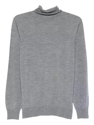 KANGRA Roll Neck Sweater - Grey