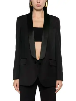 Dsquared2 Crystal-embellished Fringed Blazer - Black
