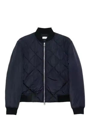 FURSAC Padded Quilted Bomber Jacket - Blue