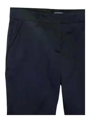 PRADA Prada Navy Blue Cuffed Hem Tailored Trousers