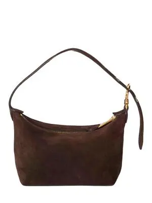 Miu Miu Suede Shoulder Bag - Brown