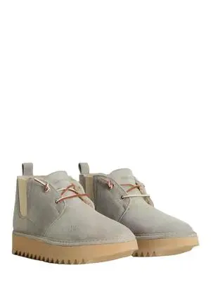 Woolrich Hugger Lace-up Shearling Lined Boots - Grey