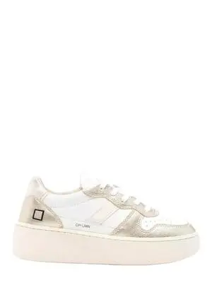 D.a.t.e. Court Platform Sole Sneakers - White
