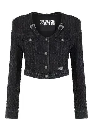 Versace Buckle Detail Jacket - Black