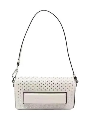 Karl Lagerfeld Karl Lagerfeld Ikon Studded Shoulder Bag Neutrals