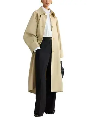 PATOU Belted Trench Coat - Neutrals