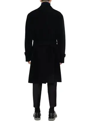 ROMEO GIGLI 1990s Belted Coat - Blue