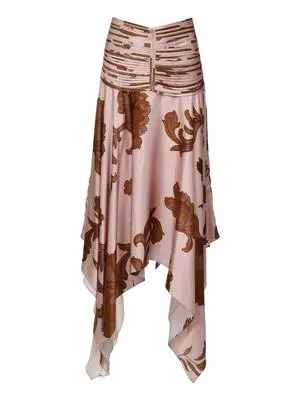 FRANCESCA MIRANDA Erden Silk Maxi Skirt - Multi