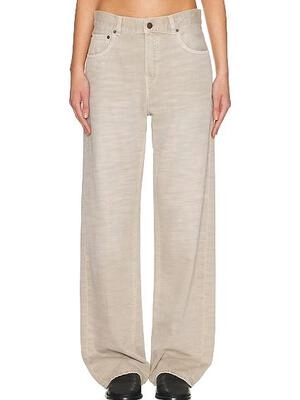 HAIKURE Haikure Bonnie Bull 44 Straight Leg Trousers Doeskin