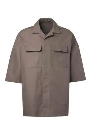 Rick Owens Cotton-blend Shirt - Grey