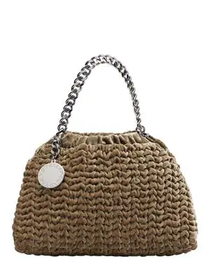 STELLA MCCARTNEY Falabella Small Velvet Tote Bag