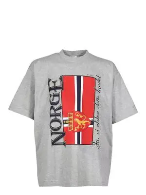 Vetements Graphic-print T-shirt - Grey