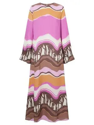 Alix Of Bohemia Niall Printed Modal Midi Dress - Multi
