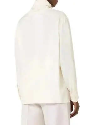 Max Mara Tie Neck Blouse - Neutrals