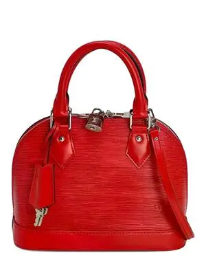 LOUIS VUITTON Bb Alma Tote Bag - Red