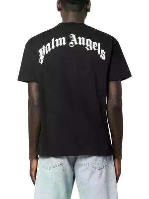Palm Angels Broken Palm Print T-shirt Black