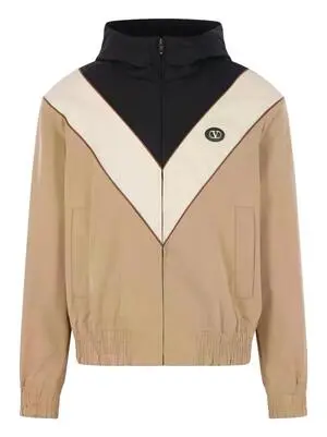 Valentino Garavani Vlogo Signature Hooded Jacket - Neutrals