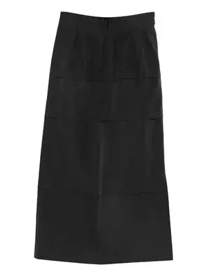 LITKOVSKA Tiered Midi Skirt - Black