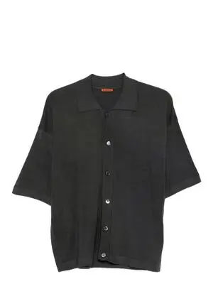 Barena Venezia Doni Button-down Fine-knit Shirt - Grey
