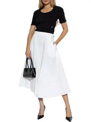 Moschino Flared Skirt - White