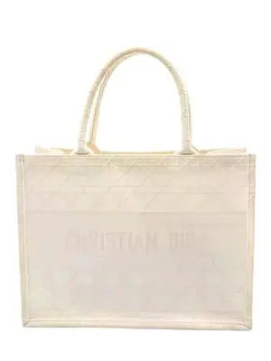 DIOR 2000s Medium Canvas Book Tote Bag