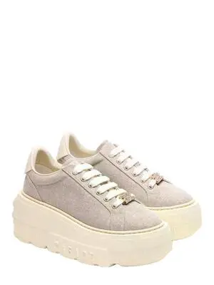 Casadei Nexus Solar Eclipse Platform Logo Sneakers - Grey