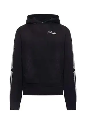 Amiri Bones Oversized Long-sleeve Hoodie - Black