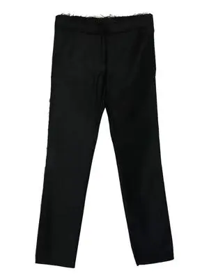 MAISON MARGIELA 2010s Wool Trousers - Black