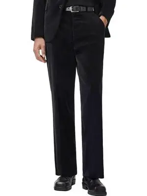 ALLSAINTS Saga Velvet Trousers - Black