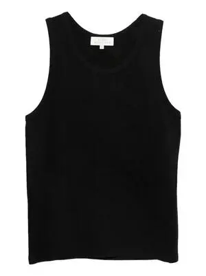 Studio Nicholson Ribbed Knit Vest - Black