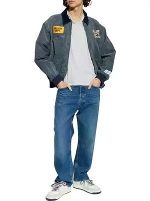 AGOLDE 90's Frayed Trim Jeans - Blue