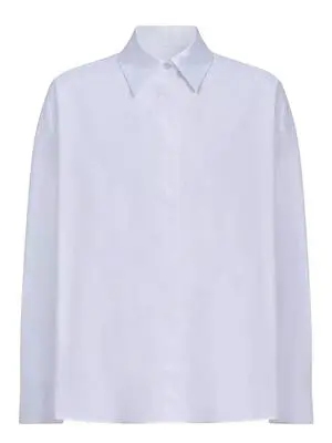 DONDUP Buttoned Shirt With Classic Collar - White