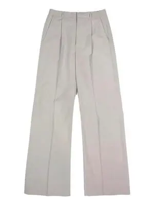 MAISON MARGIELA Pleated Wide-leg Trousers - Neutrals