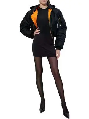 Vetements Racerback Mini Dress - Black