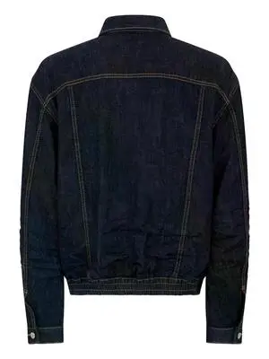 Dsquared2 Dark Wash Drawstring Denim Jacket - Blue