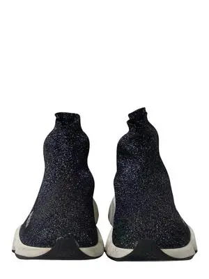 Balenciaga Speed Logo-detail Sneakers - Black