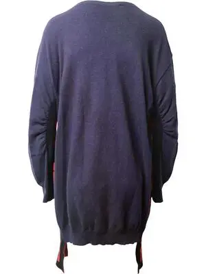 Stella McCartney Wool Round Neck Long Sleeve Sweater - Blue