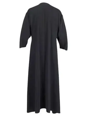 TOTEME Crem-neck Maxi Dress - Black