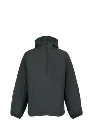 Fear Of God Hooded Half-zip Jacket - Black