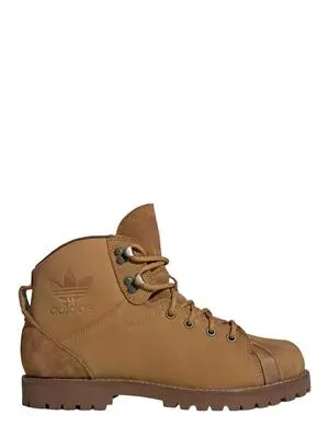 Adidas Superstar Lace-up Boots - Brown