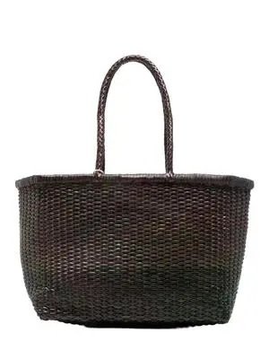 Dragon Diffusion DRAGON DIFFUSION Big B Weave Tote Bag Brown