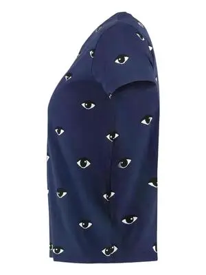 Kenzo Eye Print T-shirt - Blue