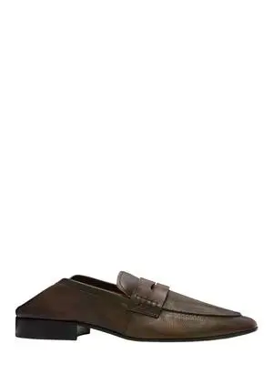DRIES VAN NOTEN Dries Van Noten Brown Leather Slip-On Loafers