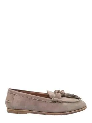AQUAZZURA Tassel Loafers - Brown